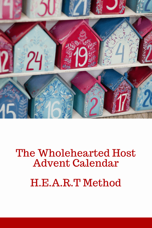 The Wholehearted Host Advent Calendar - Tracey Northcott Consulting